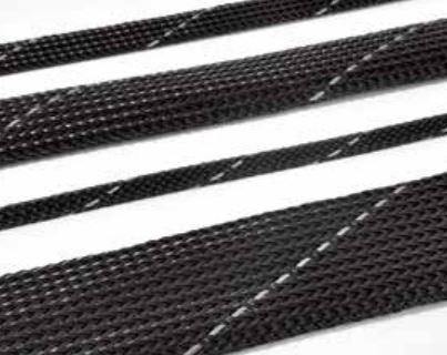 HellermannTyton HFRV0 Braid Polyester 8-24mm RoHS BLK