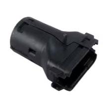 Deutsch DTM Straight, Strain Relief Backshell 12 Way Plug BLK