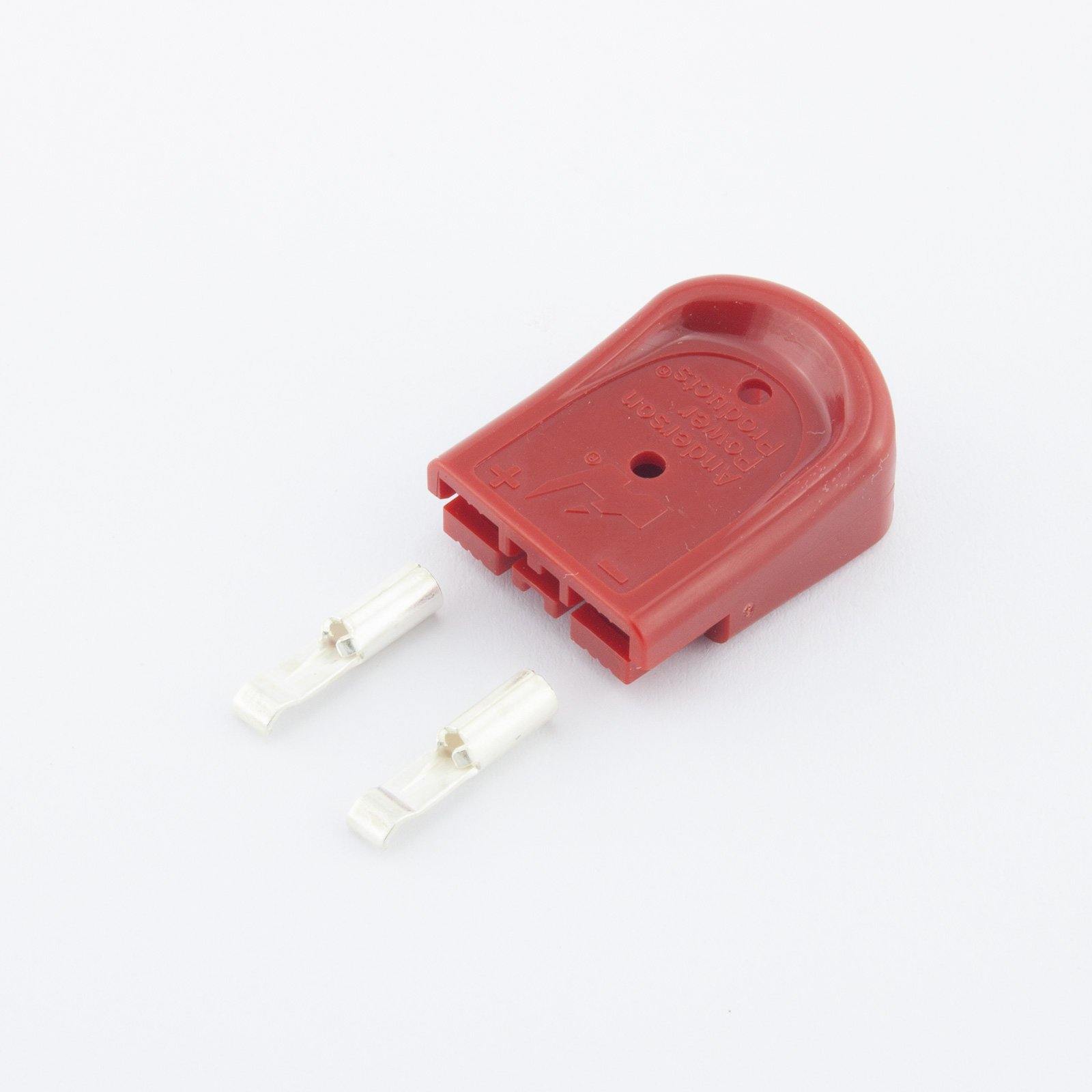 Anderson SBS Mini Plug Kit 2 Way RED 30A 12AWG Contacts