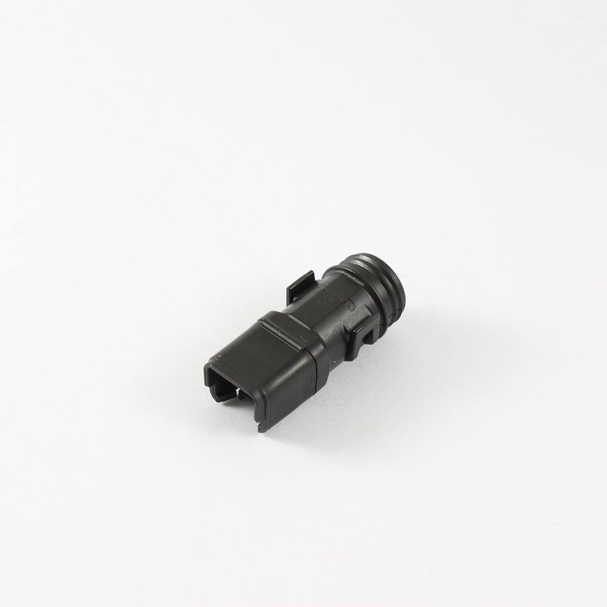 Deutsch DT Straight, Strain Relief Backshell 2 Way Plug BLK