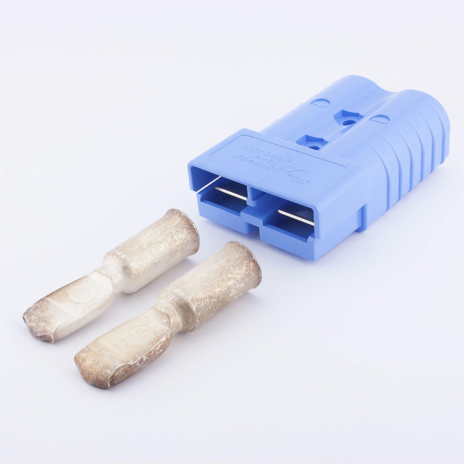 Anderson SB350 Plug Kit 2 Way BLU 350 Amp 4/0AWG Contacts