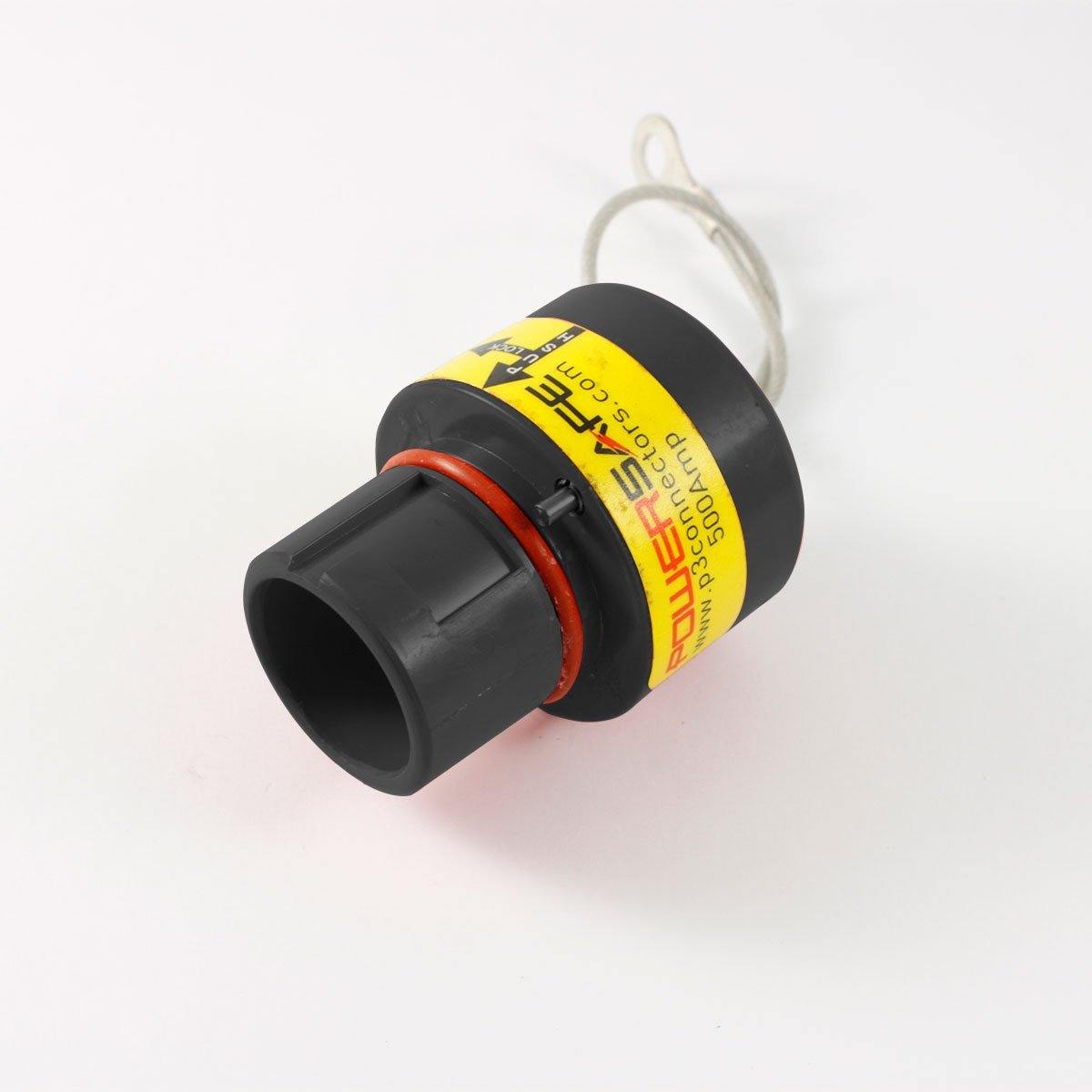 Phase 3 Powersafe Env. Locking Cap Panel Source BLK Neutral IP67