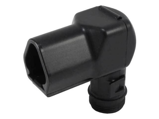 Deutsch DT 90-Deg Strain Relief Backshell 3 Way Receptacle BLK