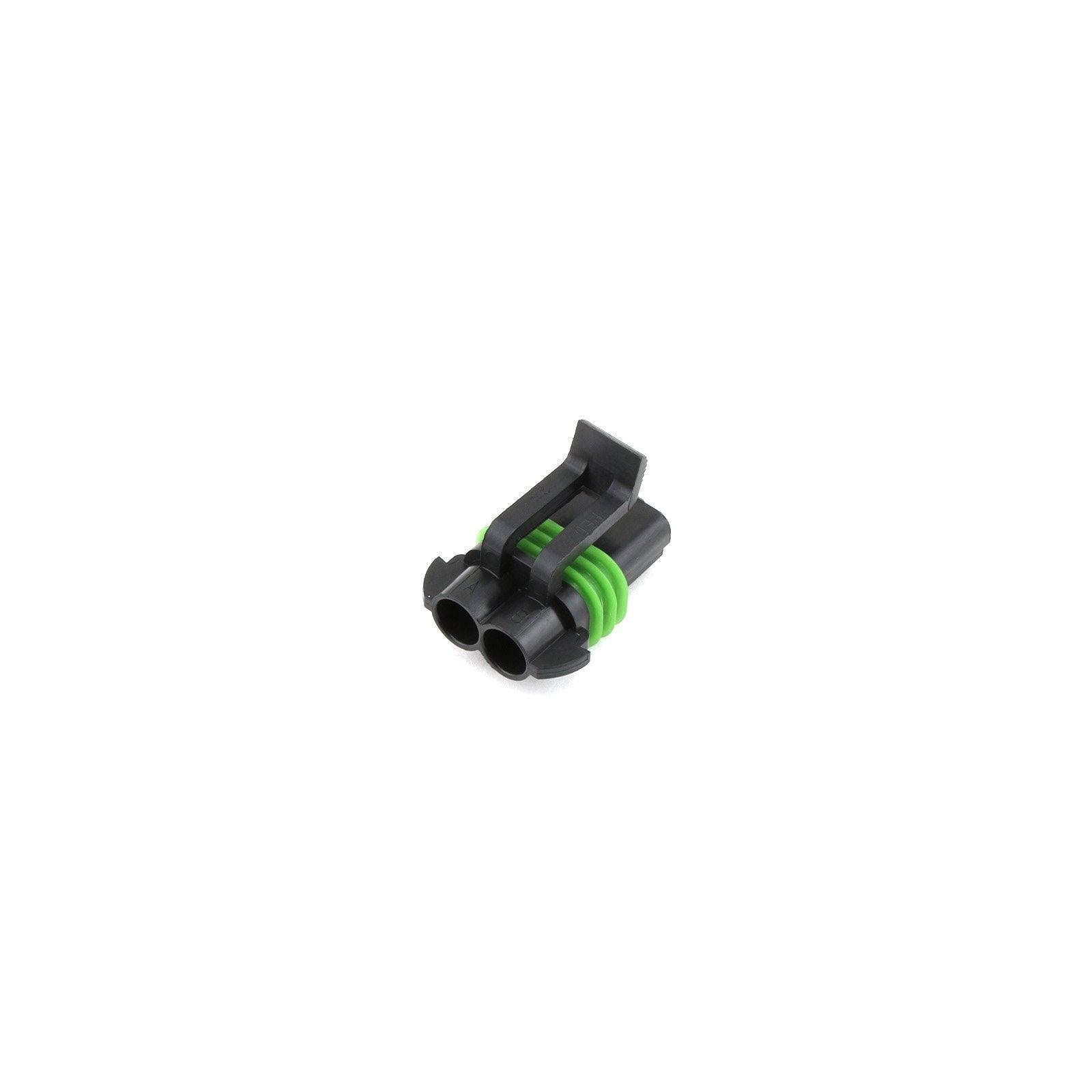 Delphi Aptiv 280 Metri-Pack Plug 2 Way PA66 BLK/GRN Seal