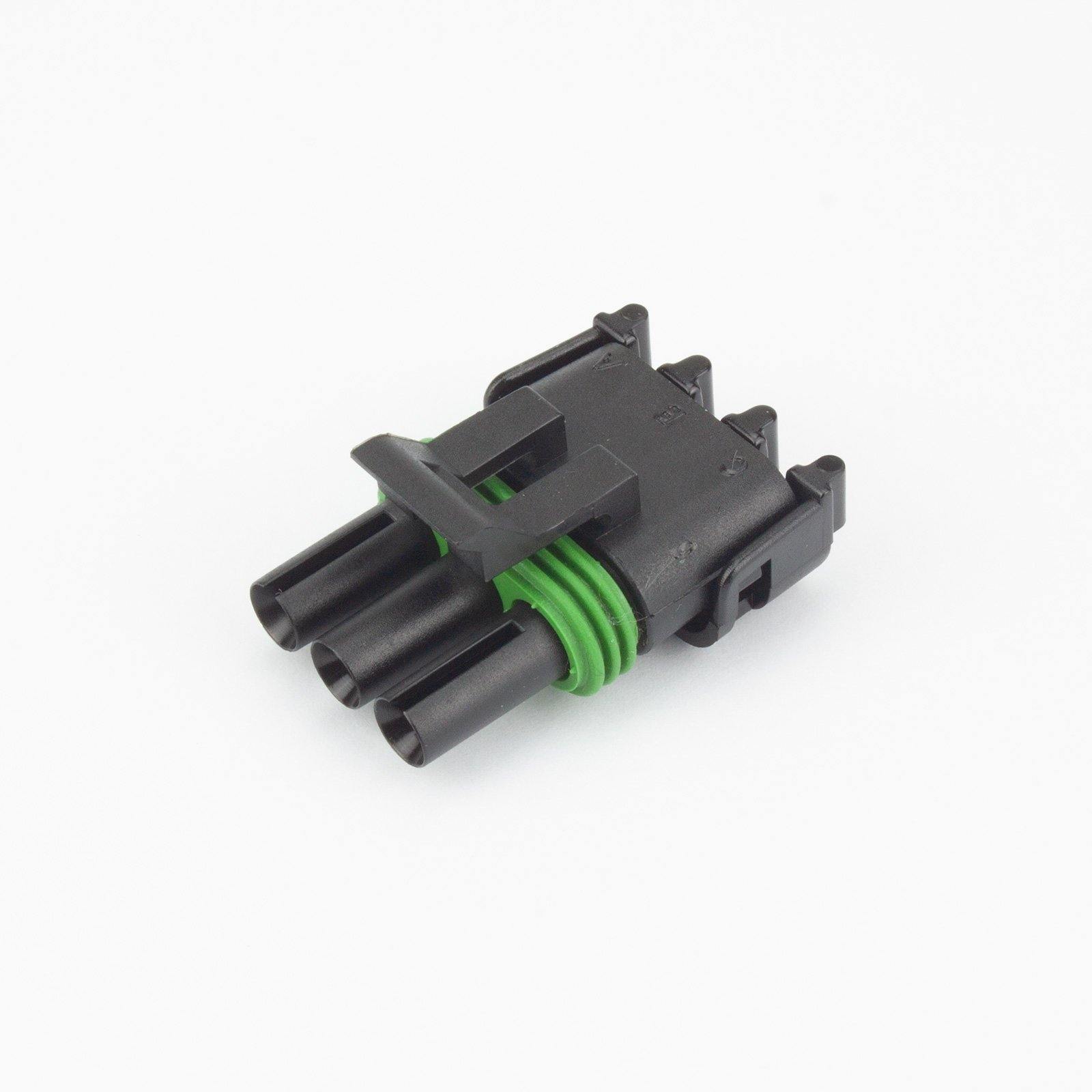 Delphi Aptiv Weather-Pack Plug 3 Way PA66 BLK
