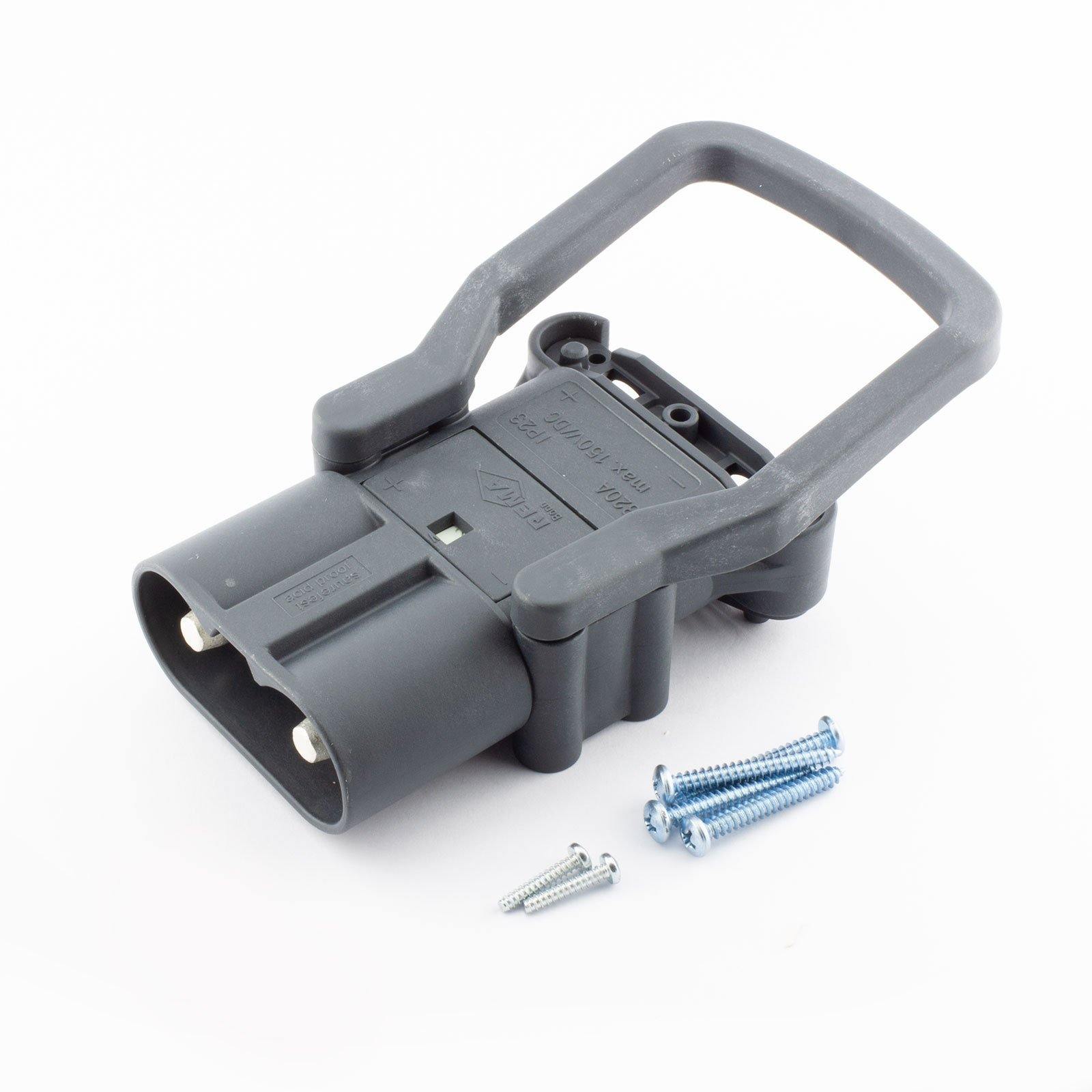 REMA DIN 320A Plug with Handle 70mm2 GRY Cable Clamp AR GRY Code